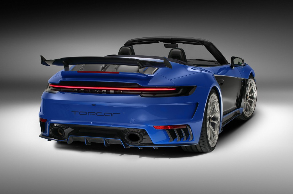 Blue Turbo S Cabrio and Green Turbo S Coupe / TopCar