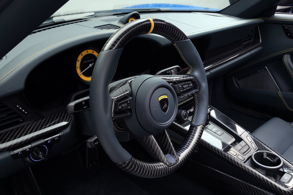 Blue Turbo S Cabrio and Green Turbo S Coupe / TopCar