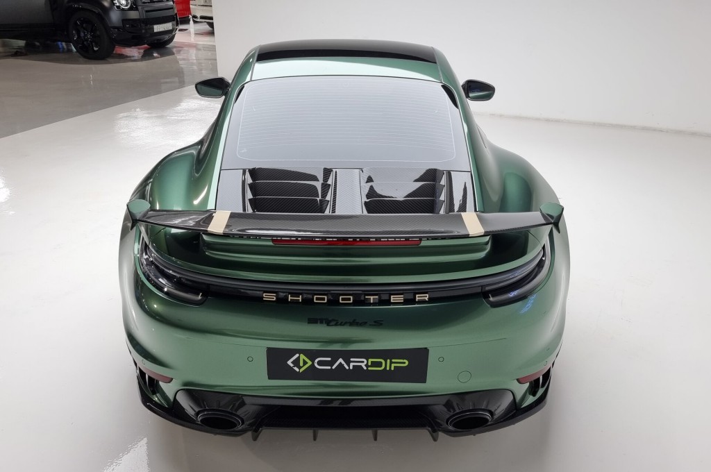 Porsche 992 Turbo S with TopCar Design Light Pack carbon fiber ...