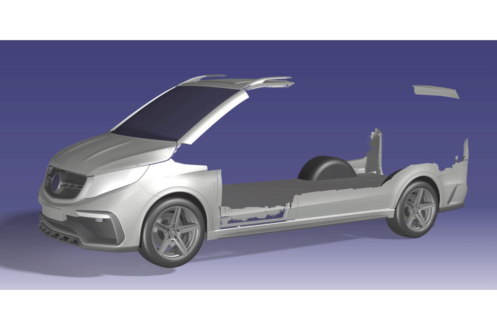 Computer model - V-class / TopCar