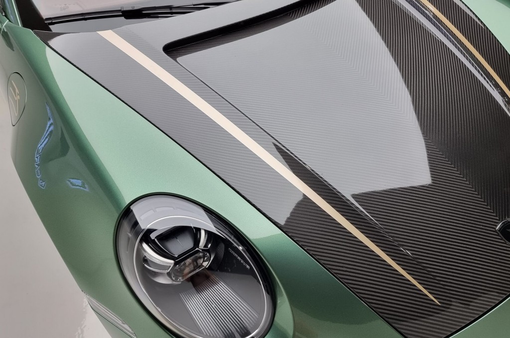 Porsche 992 Turbo S with TopCar Design Light Pack carbon fiber ...