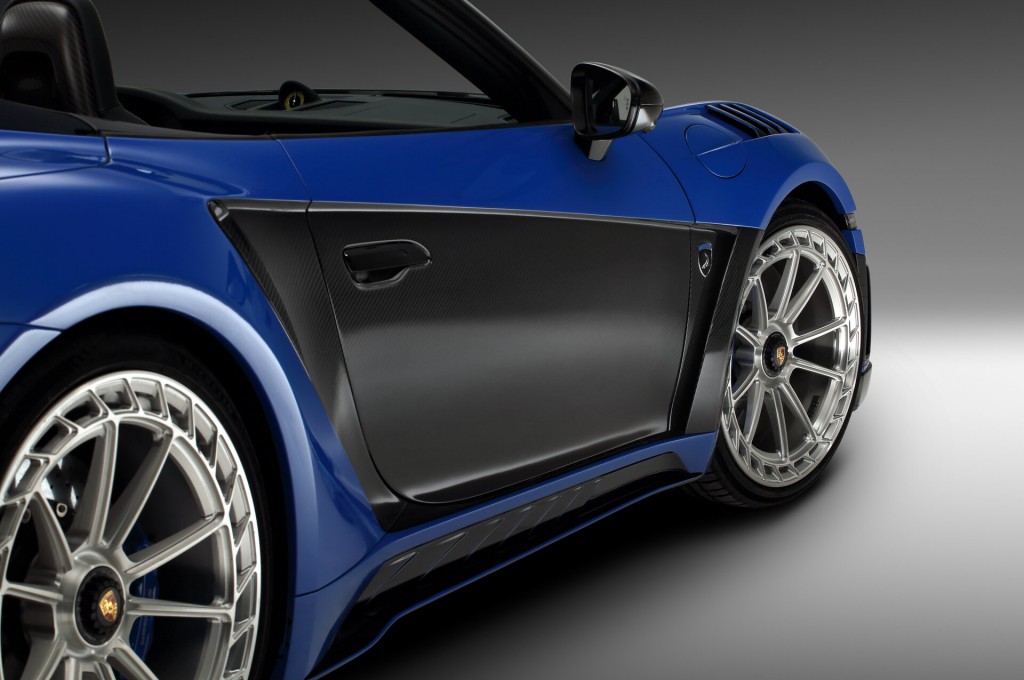 Blue Turbo S Cabrio and Green Turbo S Coupe / TopCar