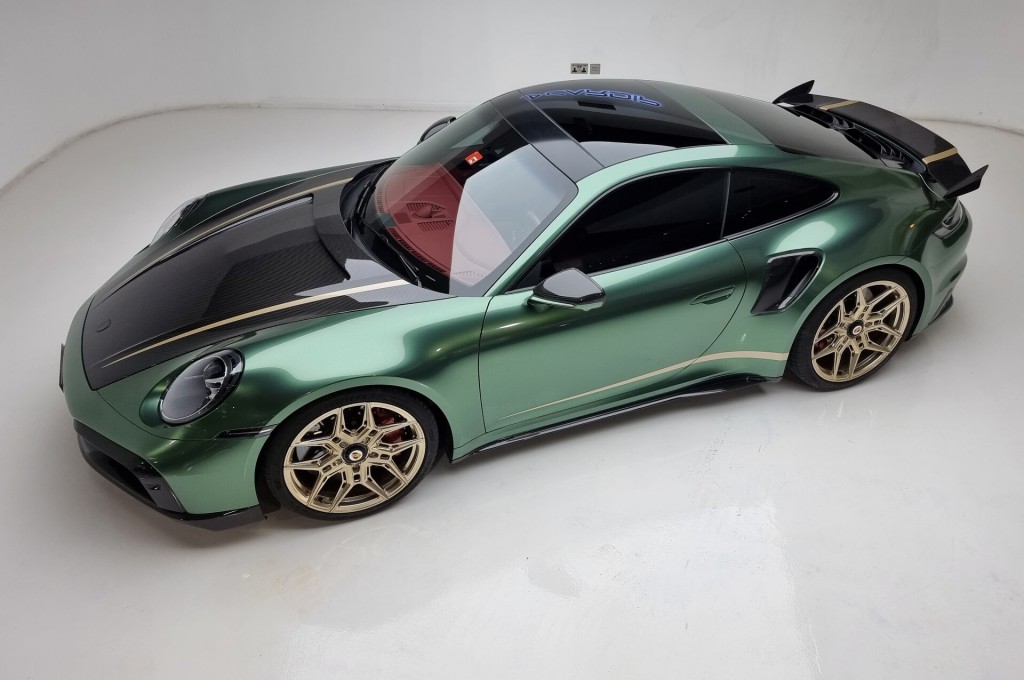 Porsche 992 Turbo S with TopCar Design Light Pack carbon fiber ...