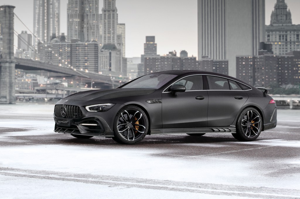 Mercedes-Benz AMG GT4-door with INFERNO carbon fiber aerodynamic ...