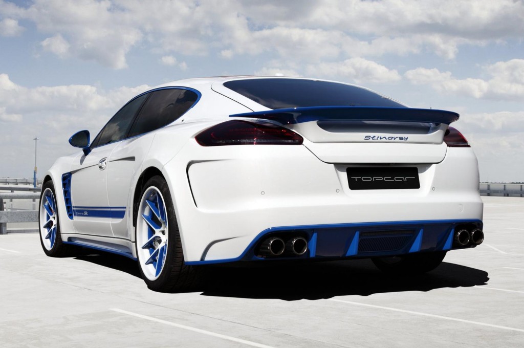 Porsche Panamera Stingray exclusive blue detailing / TopCar