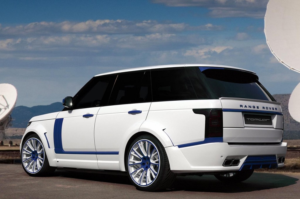 Range Rover Lumma CLR R White and Blue / TopCar